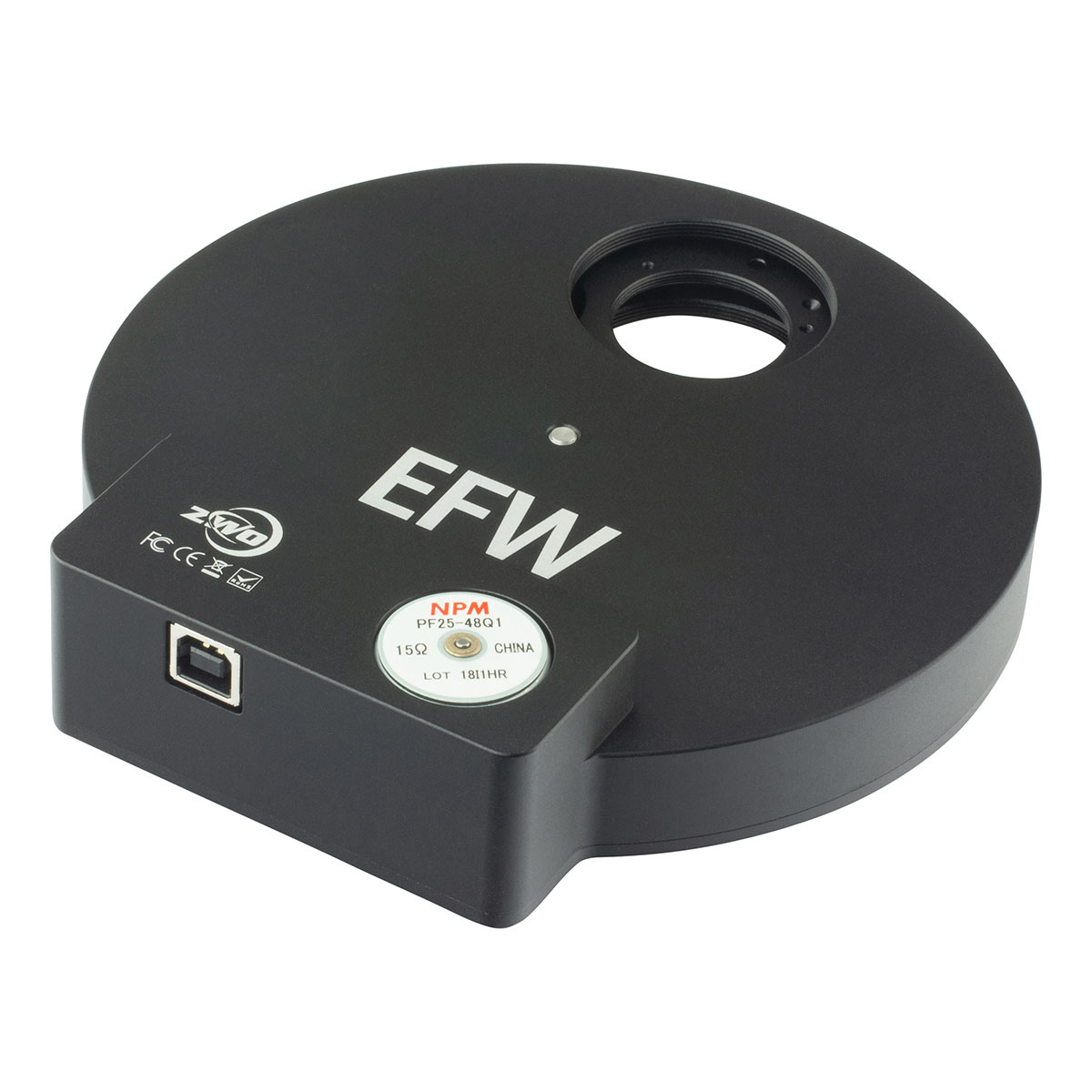 ZWO 8x 1.25″ Electronic Filter Wheel (EFW) | First Light Optics